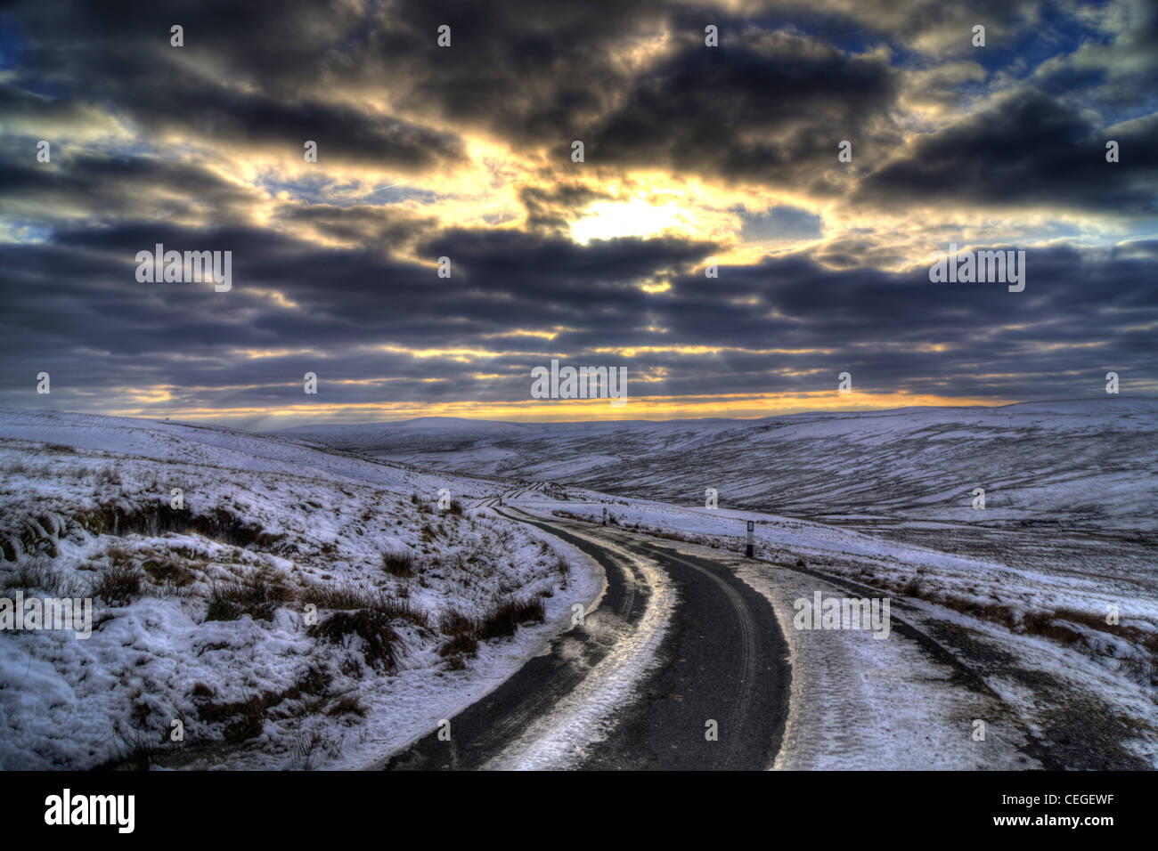 Yorkshire Dales in Winter Stock Photo - Alamy