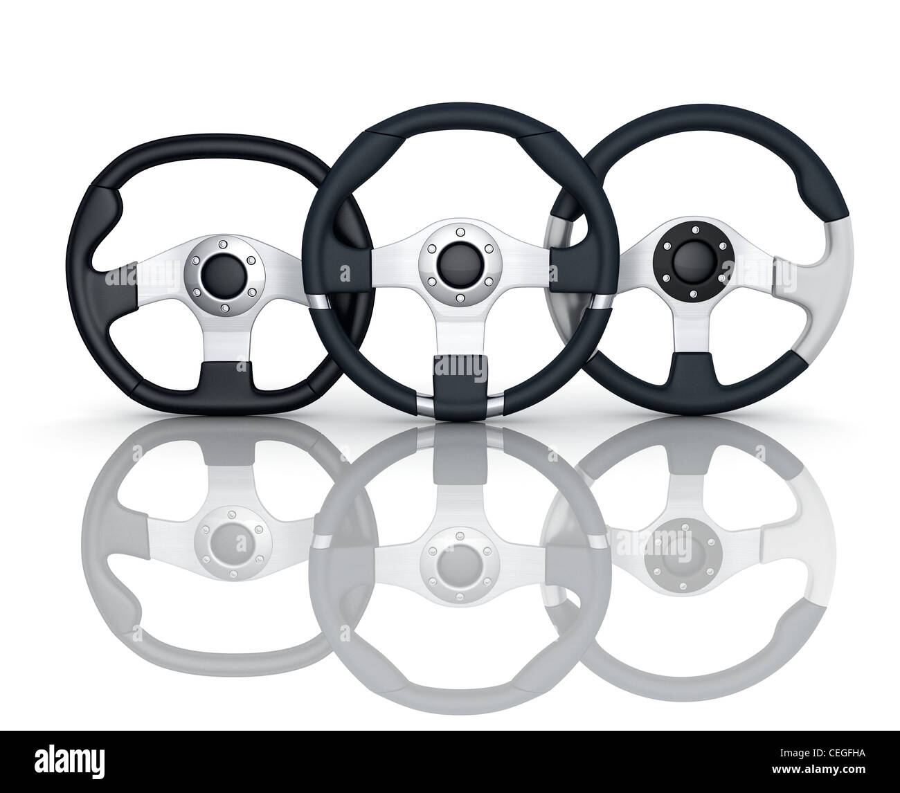 Car wheel on white background (done in 3d Stock Photo - Alamy