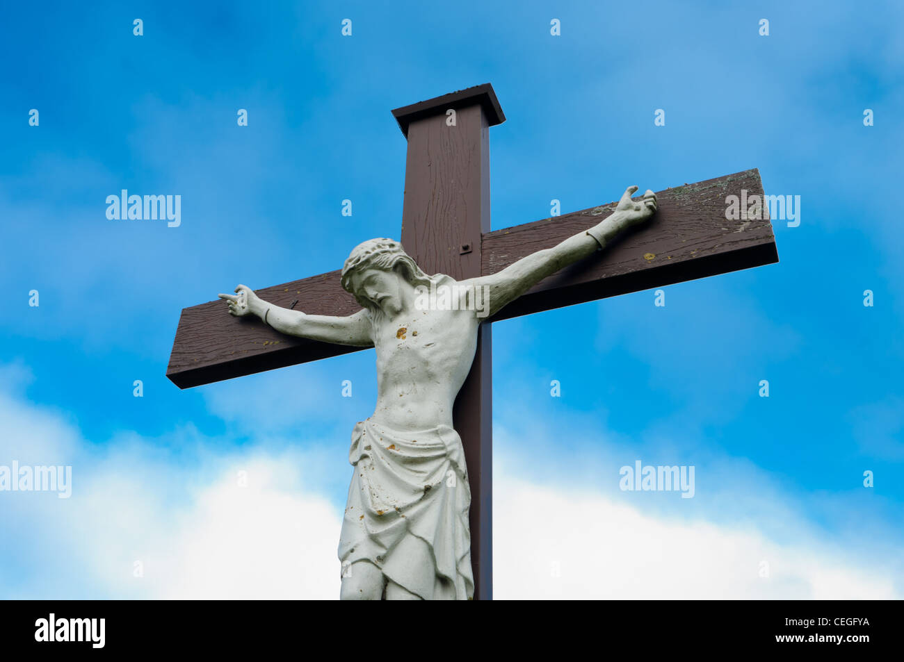 Jesus christ with holy cross hi-res stock photography and images - Alamy