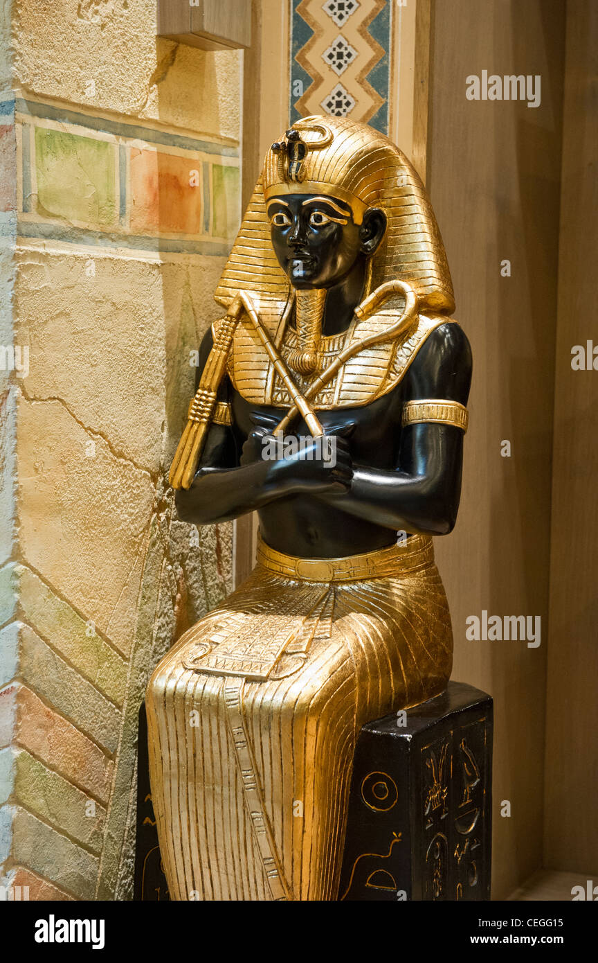 Sitting Pharaoh statue, Universal Studios, Singapore Stock Photo - Alamy Sitting Pharaoh statue, Universal Studios, Singapore Stock Photo - Alamy