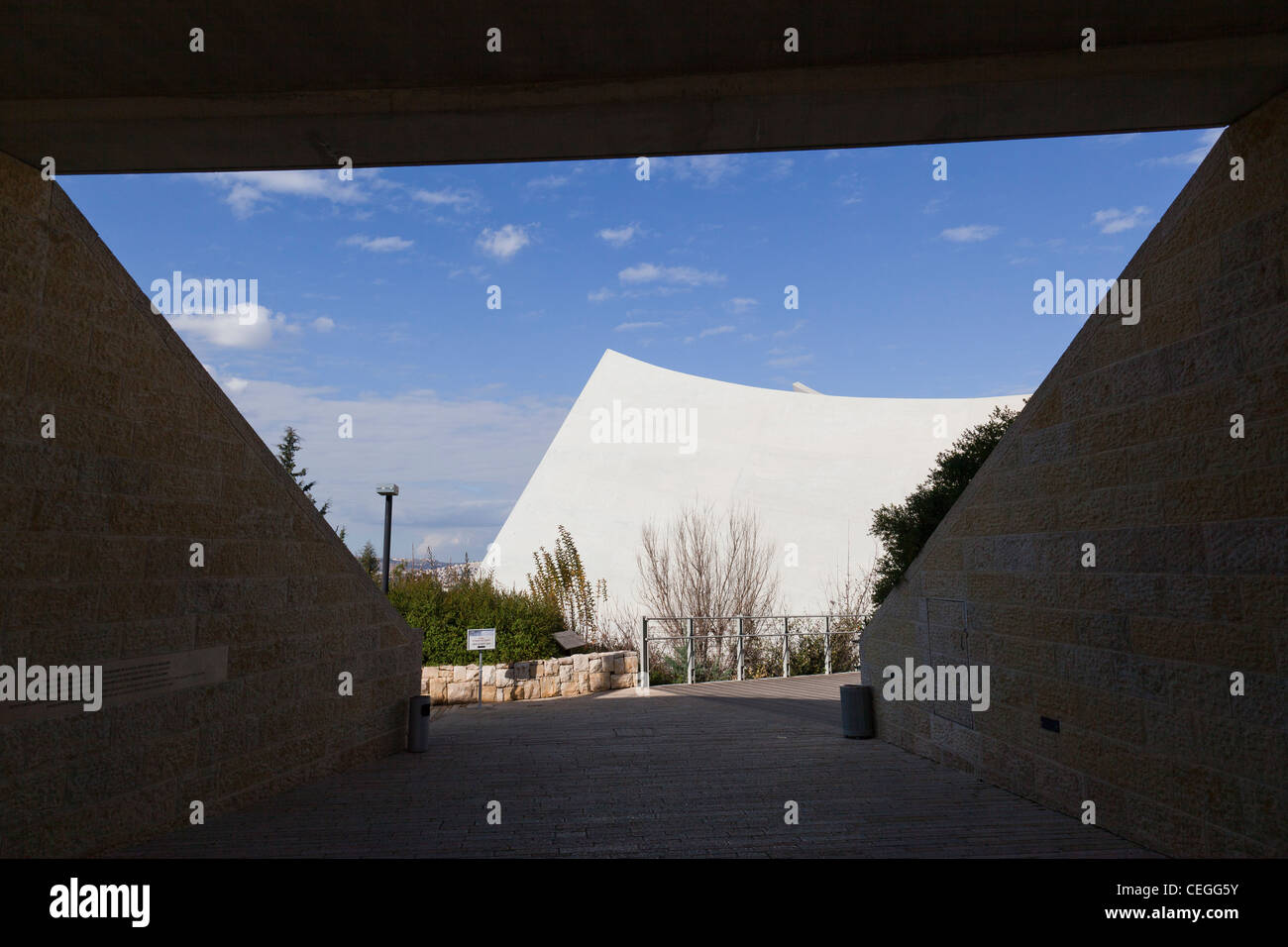 The Yad Vashem Holocaust memorial site in Jerusalem, Israel Stock Photo ...
