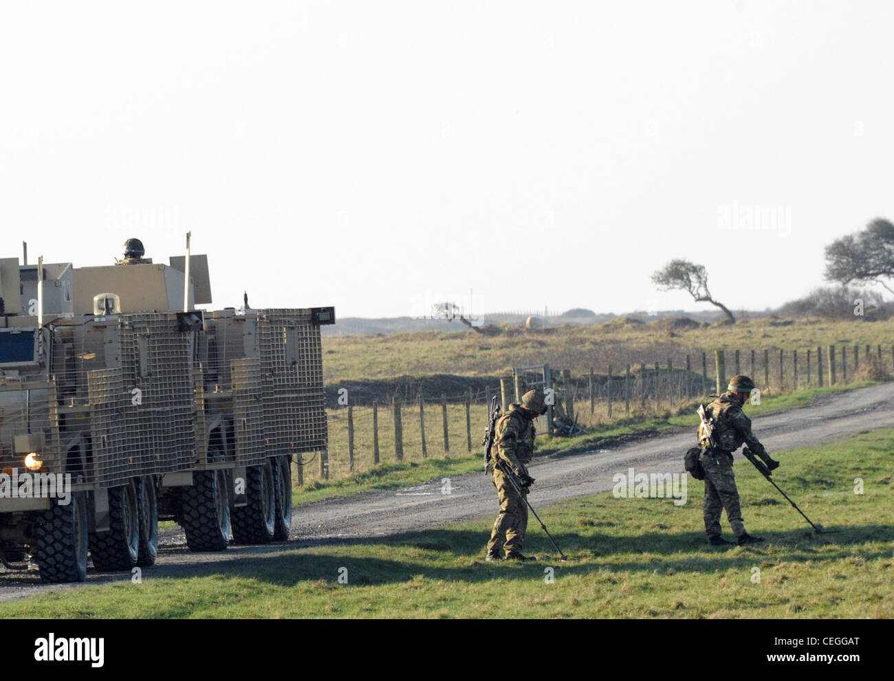Mine detector british army hi-res stock photography and images - Alamy