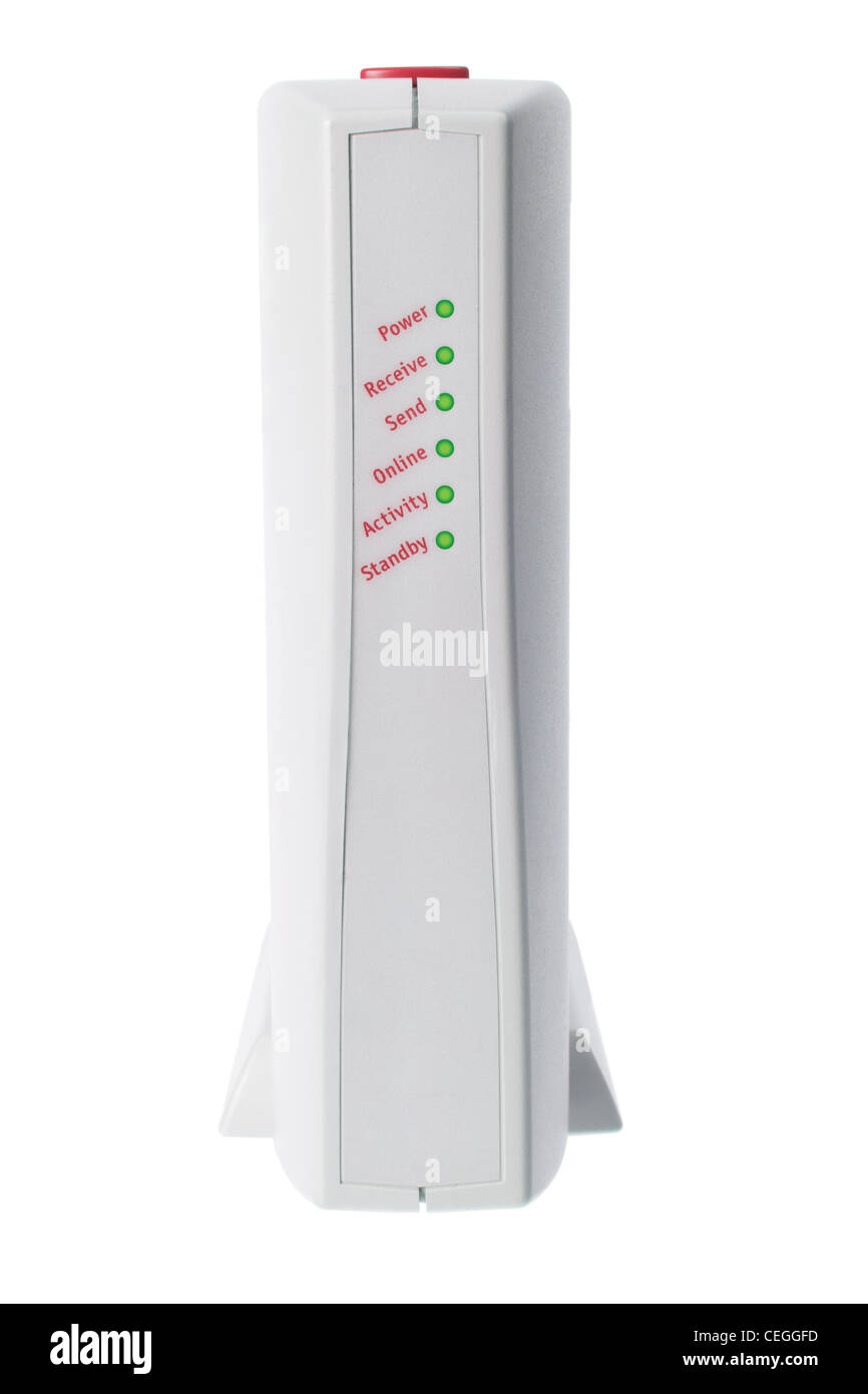 Computer modem hi-res stock photography and images - Alamy
