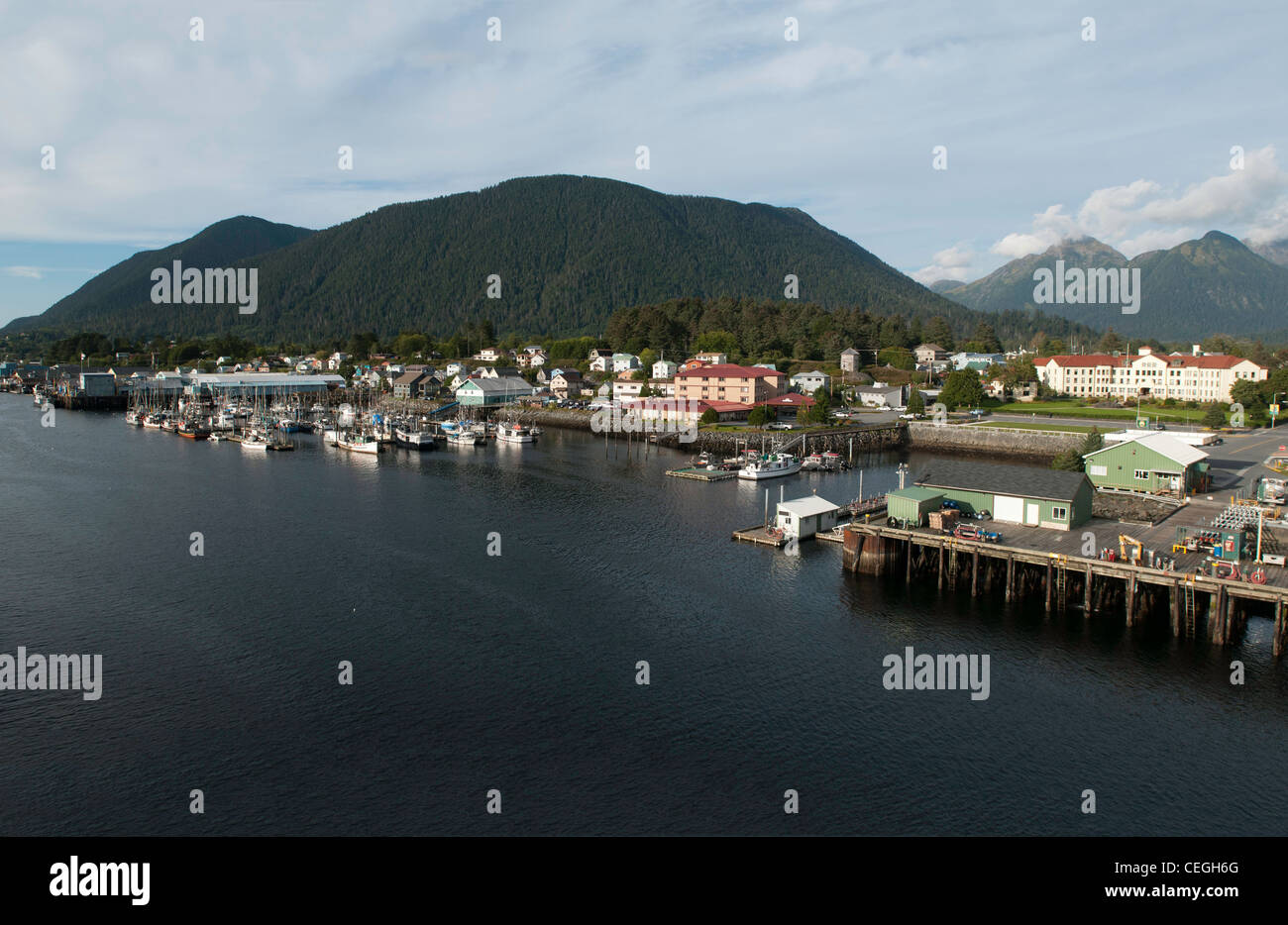 Alaska sitka boats harbor hi-res stock photography and images - Alamy