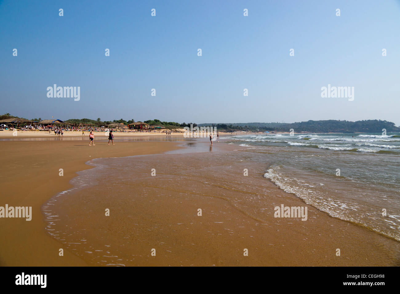 Coastal erosion at Sinquerim Goa Stock Photo - Alamy
