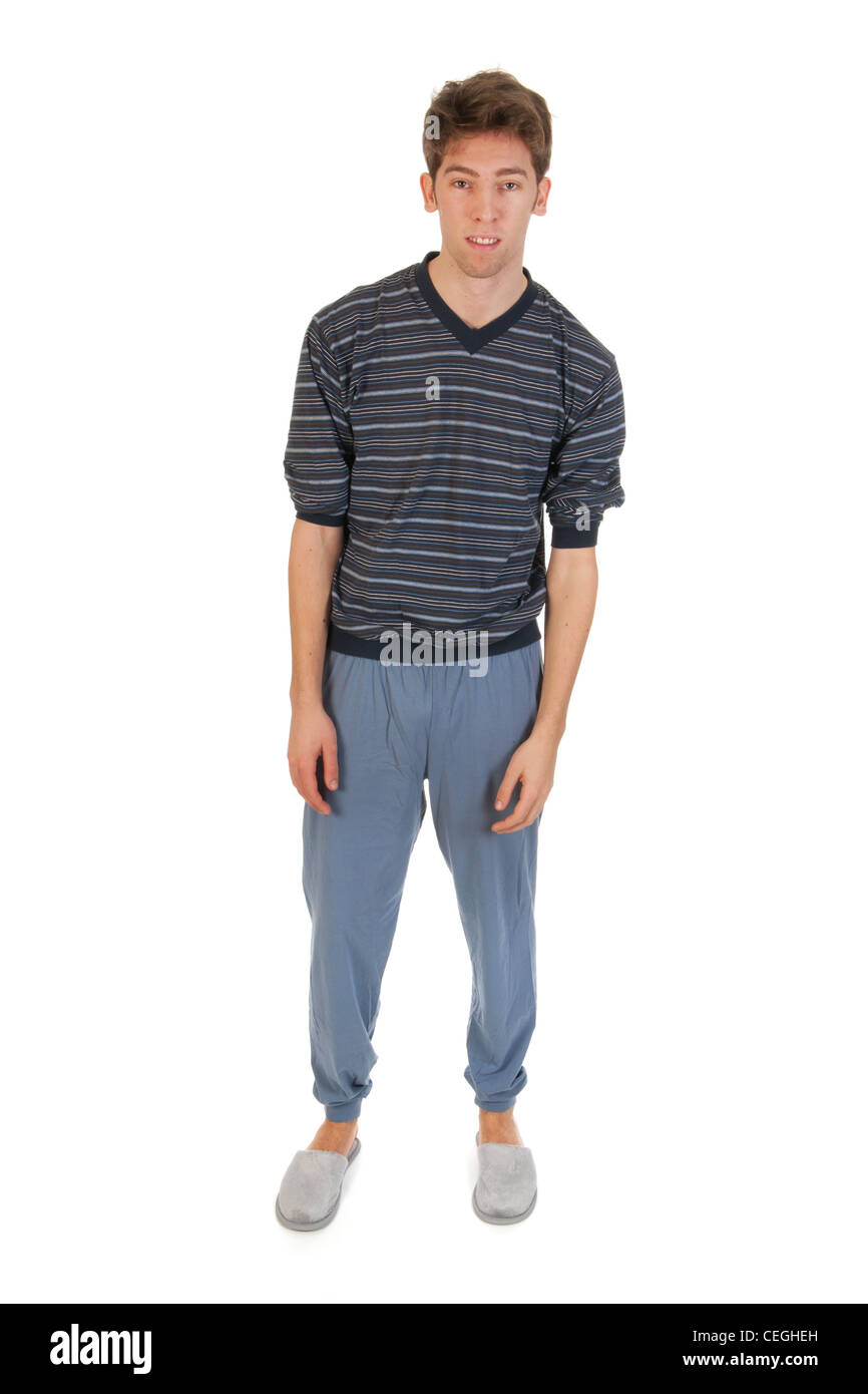 Man with slippers Cut Out Stock Images & Pictures - Alamy