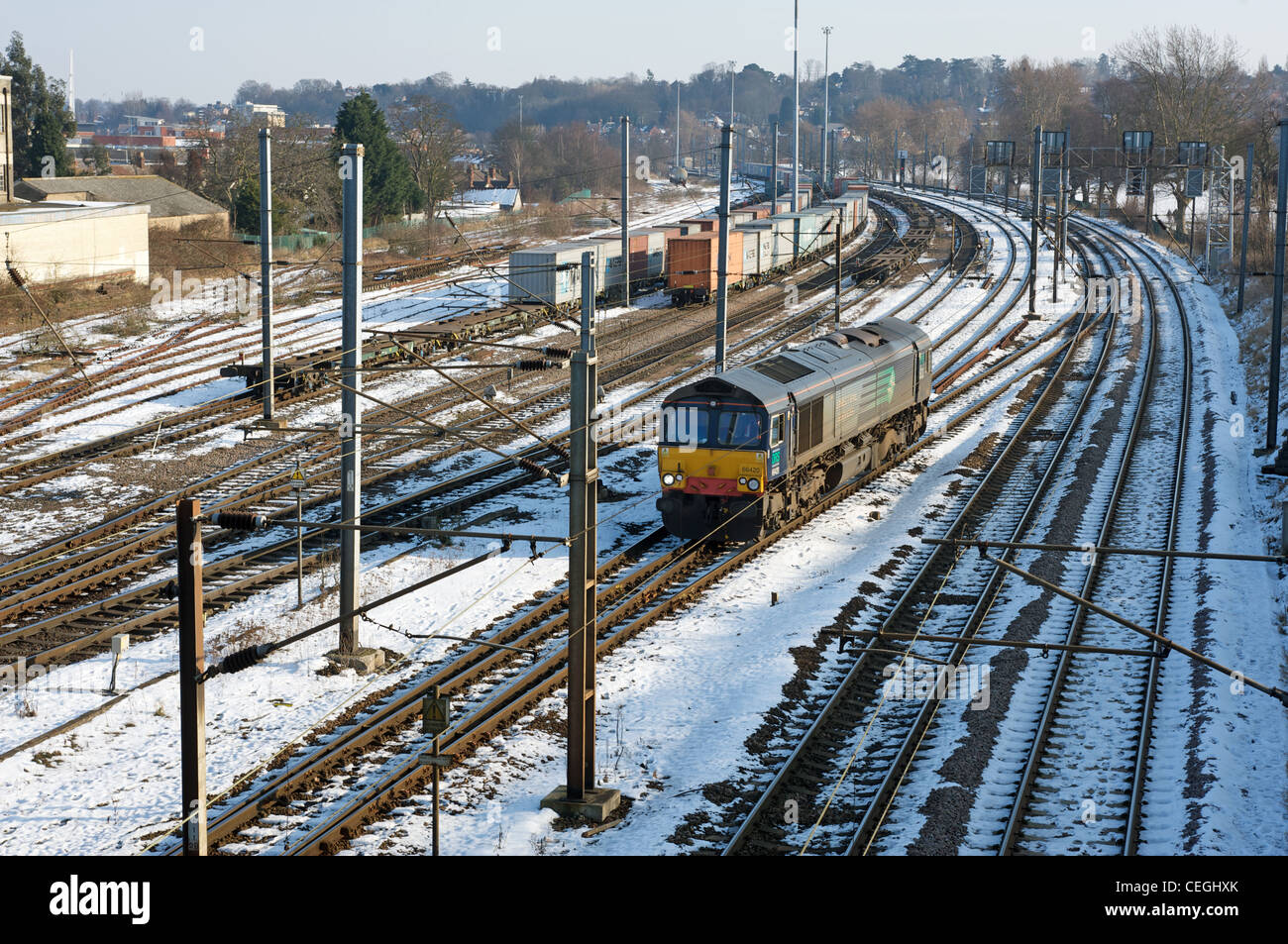 Direct Rail Services (DRS) class 66 diesel locomotive used to haul ...