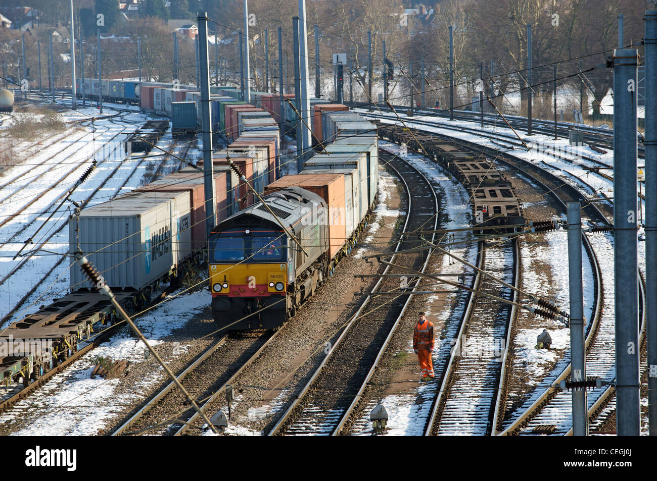 Freight Train Uk High Resolution Stock Photography and Images - Alamy