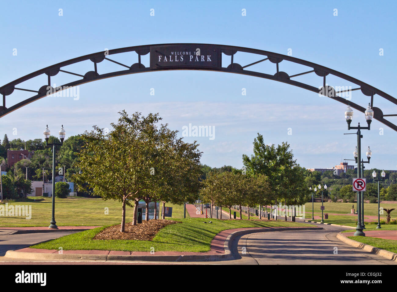 Sioux falls park sign south dakota hi-res stock photography and images ...