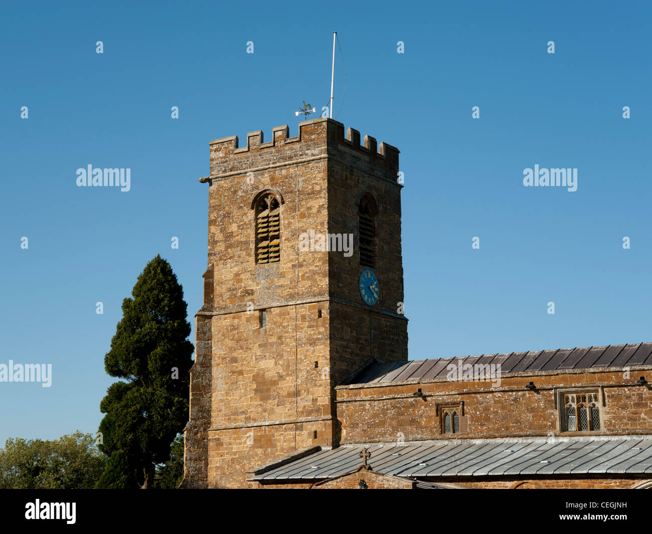 St Mary Magdalene Church, Wardington, Oxfordshire, England, UK Stock ...