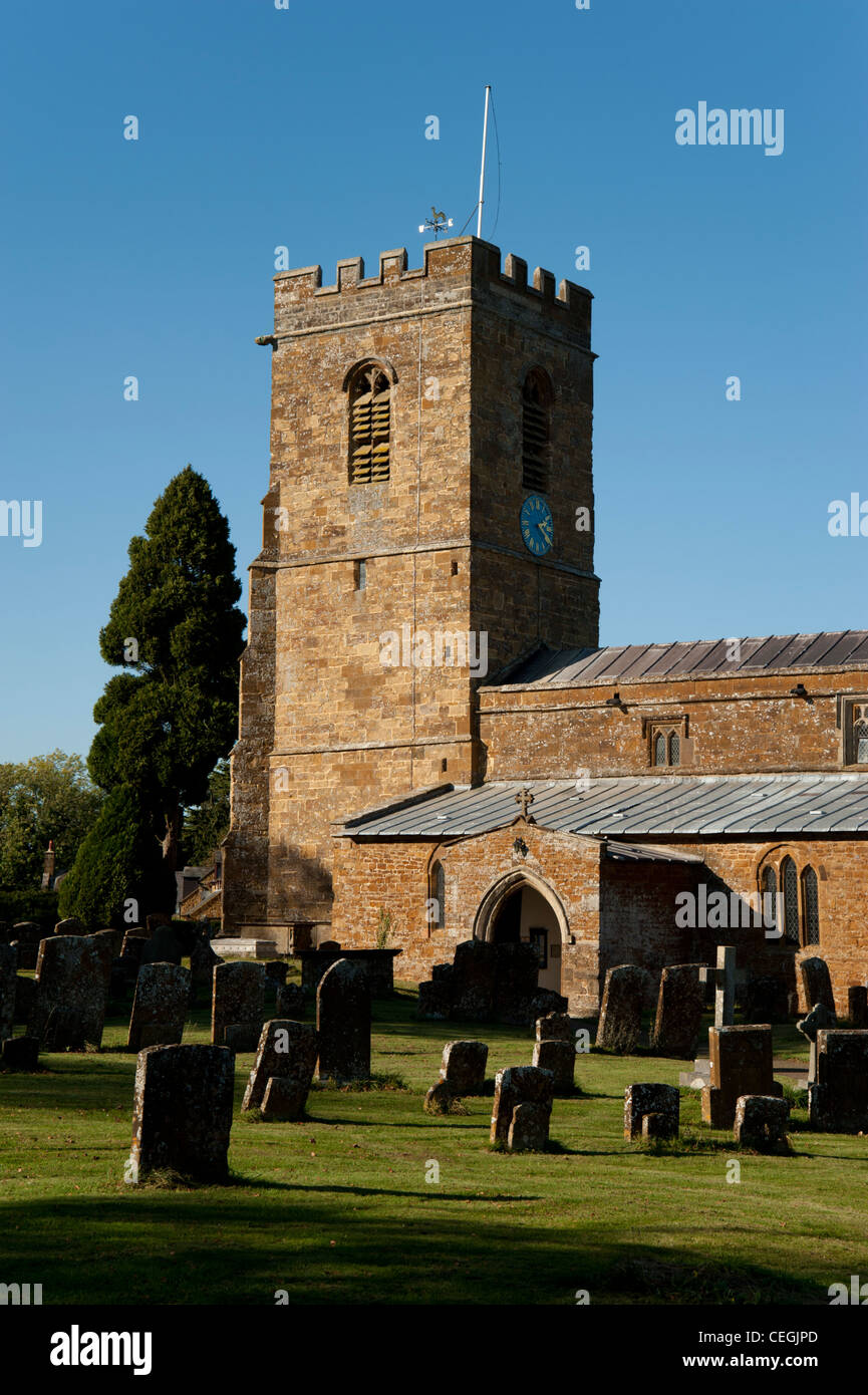 St Mary Magdalene Church, Wardington, Oxfordshire, England, UK Stock ...