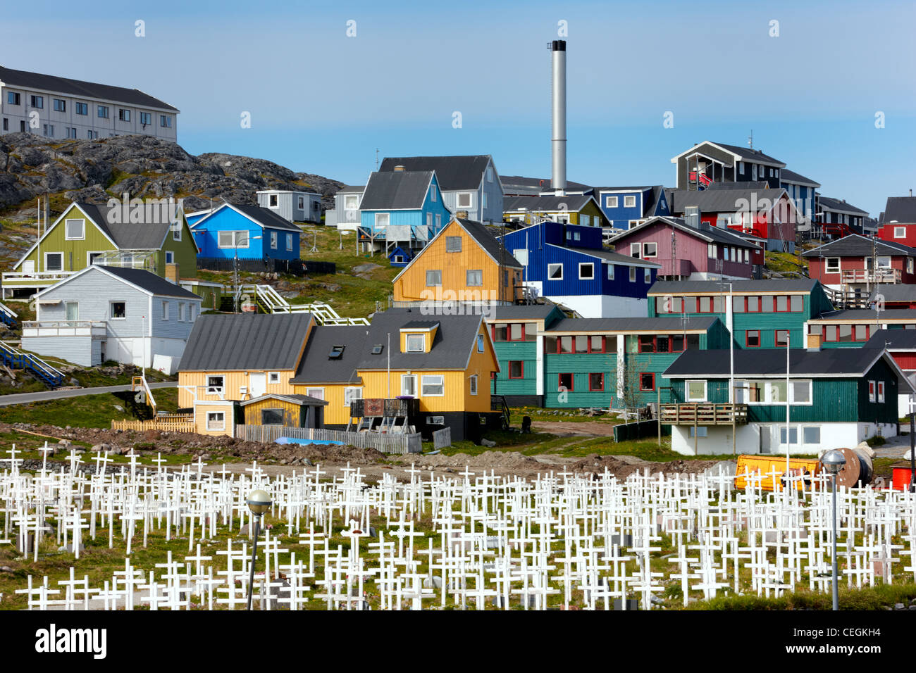 Cemetery, Nuuk (Godthab), Greenland Stock Photo: 43392528 - Alamy
