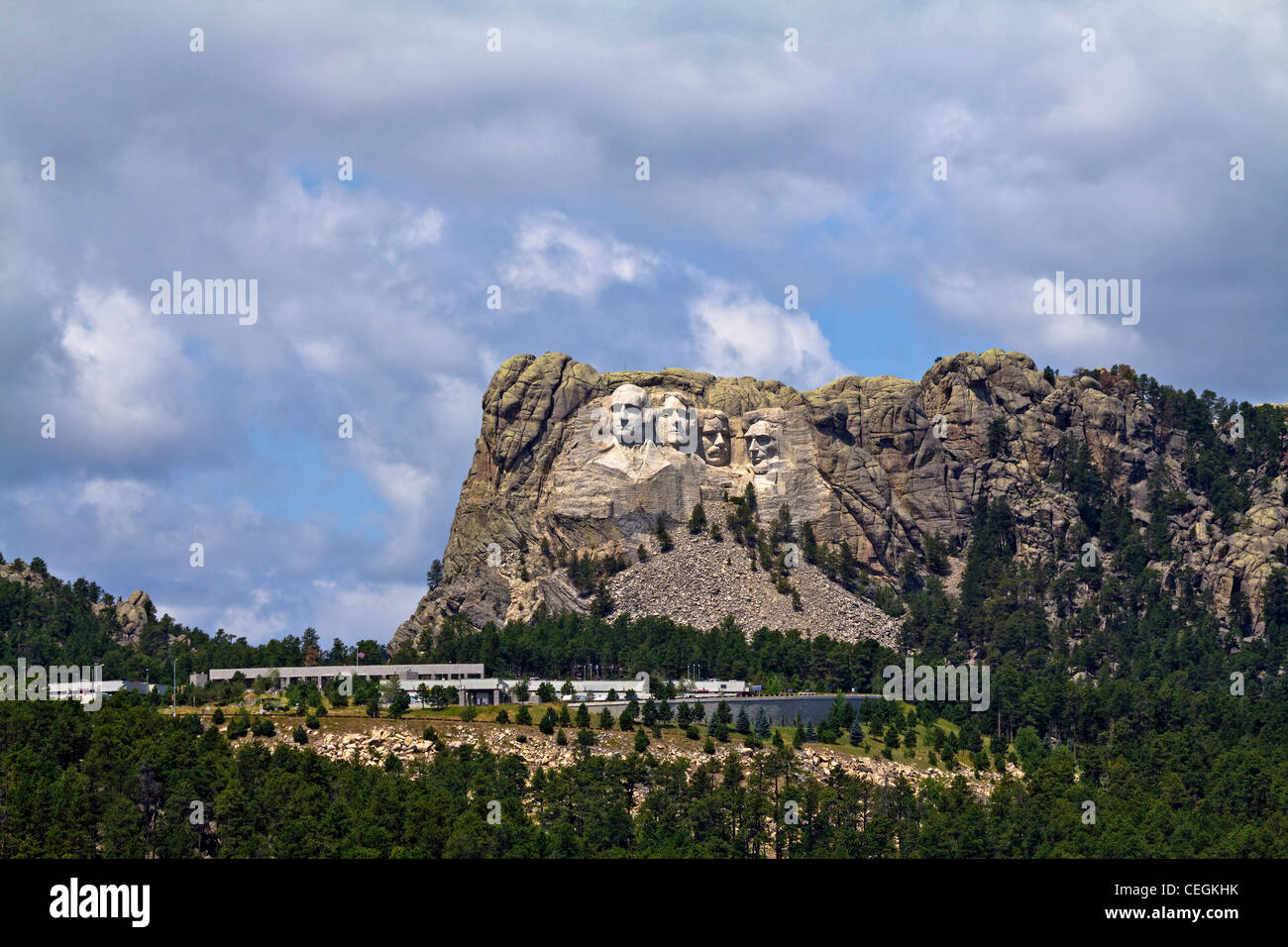 Mount Rushmore American National Memorial Park rock sculpture of US ...