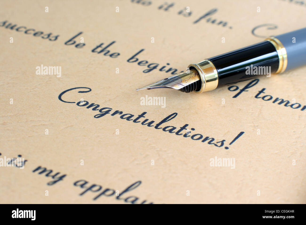 Congratulations on your confirmation hi-res stock photography and ...