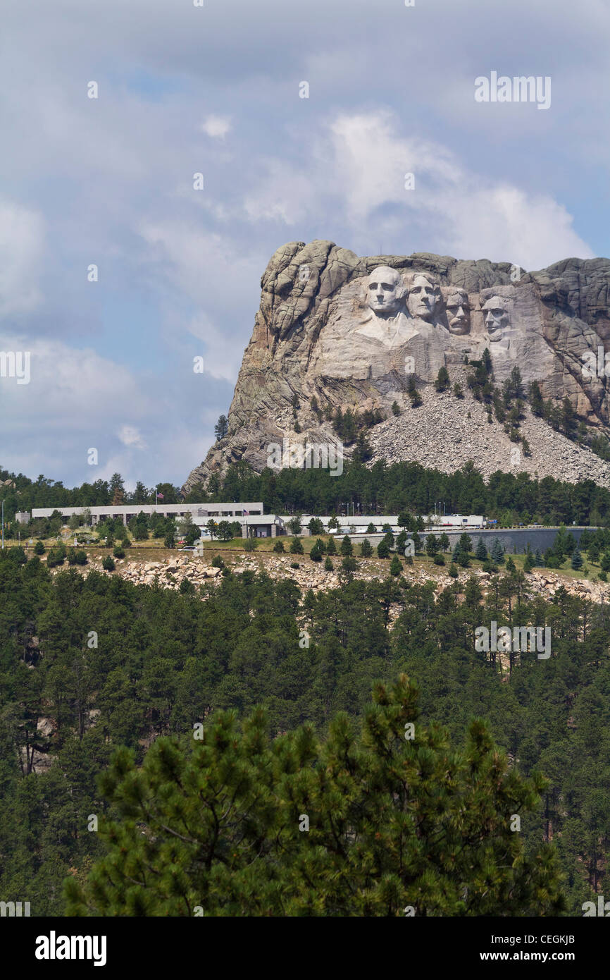 Mount Rushmore American National Memorial Park rock sculpture of US ...