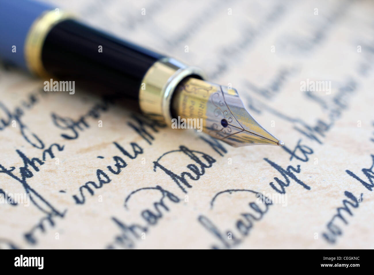 Vintage envelope script writing hi-res stock photography and images - Alamy