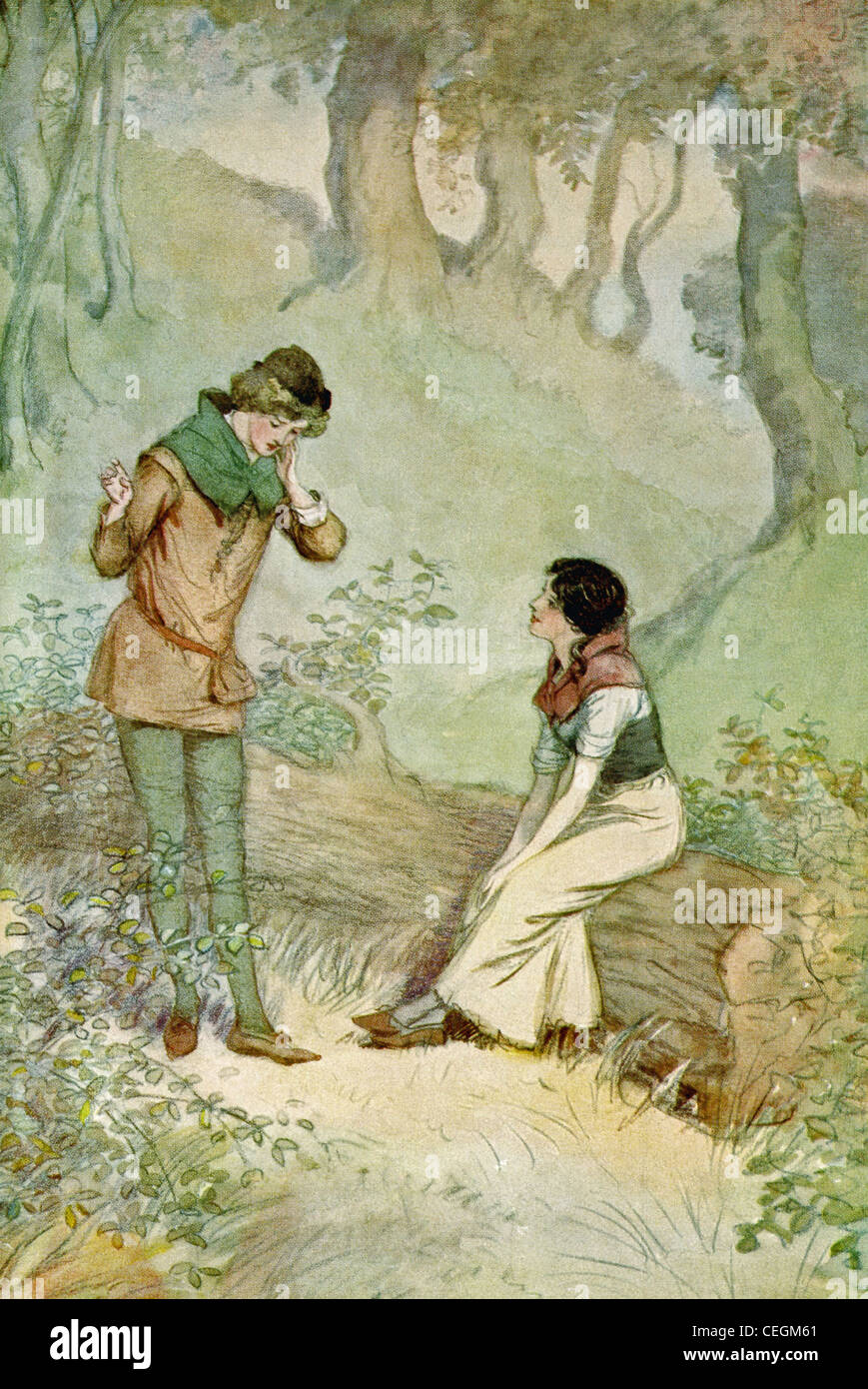 Shakespeare in forest of arden hi-res stock photography and images - Alamy