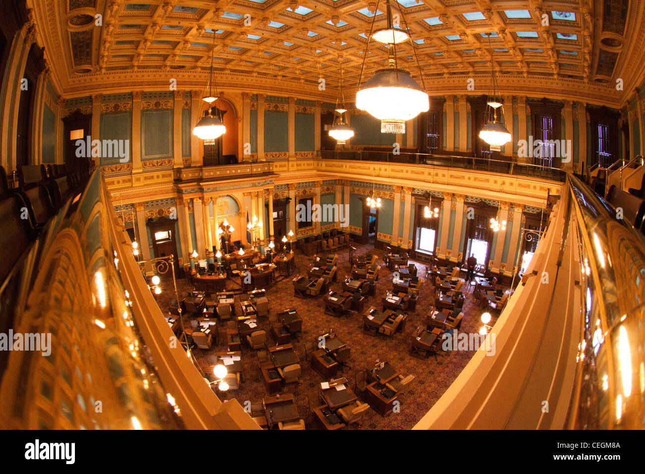 State senate chamber hi-res stock photography and images - Alamy