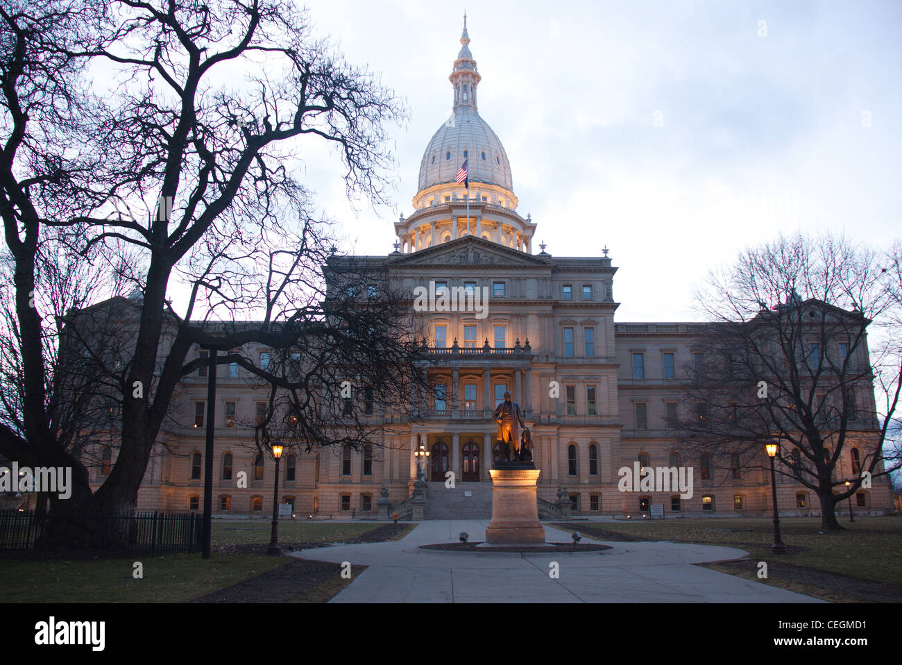 Michigan capitol building hi-res stock photography and images - Alamy