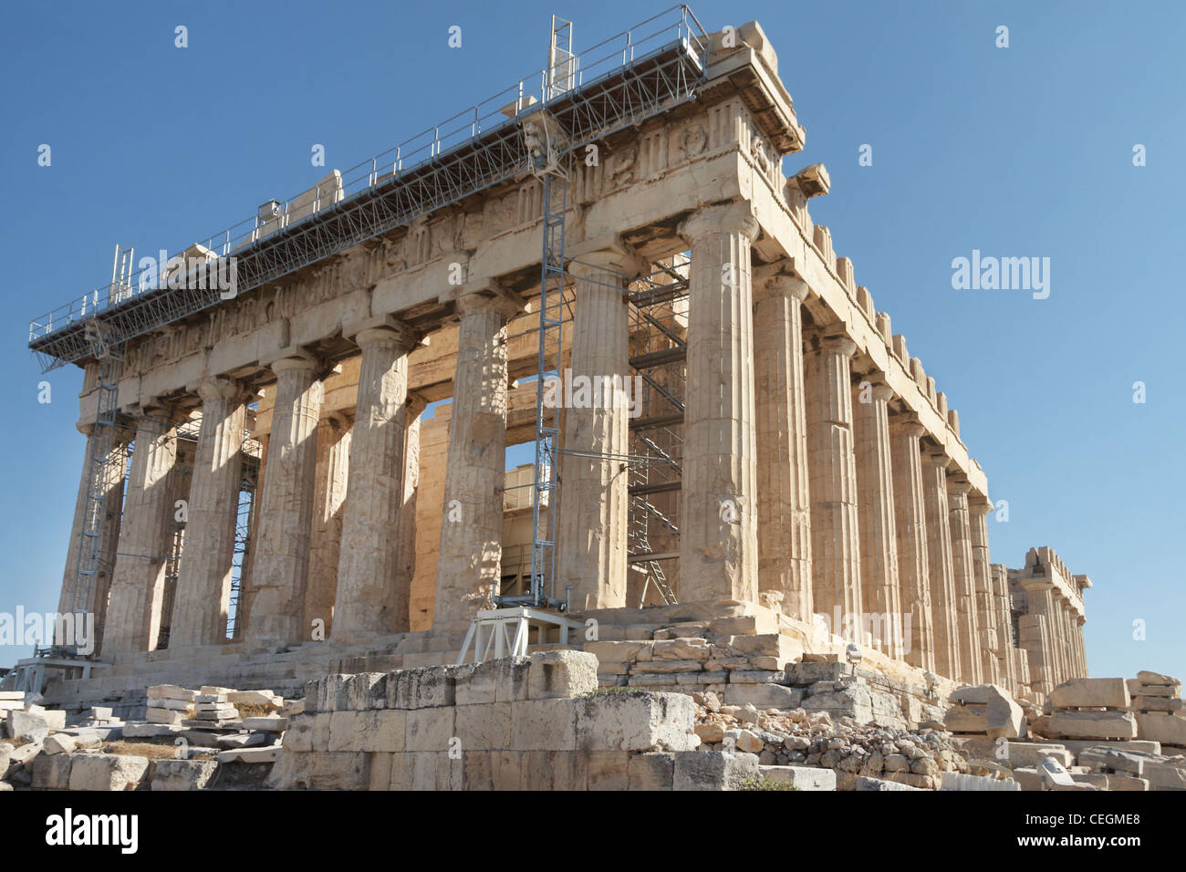Restoration work parthenon hi-res stock photography and images - Alamy