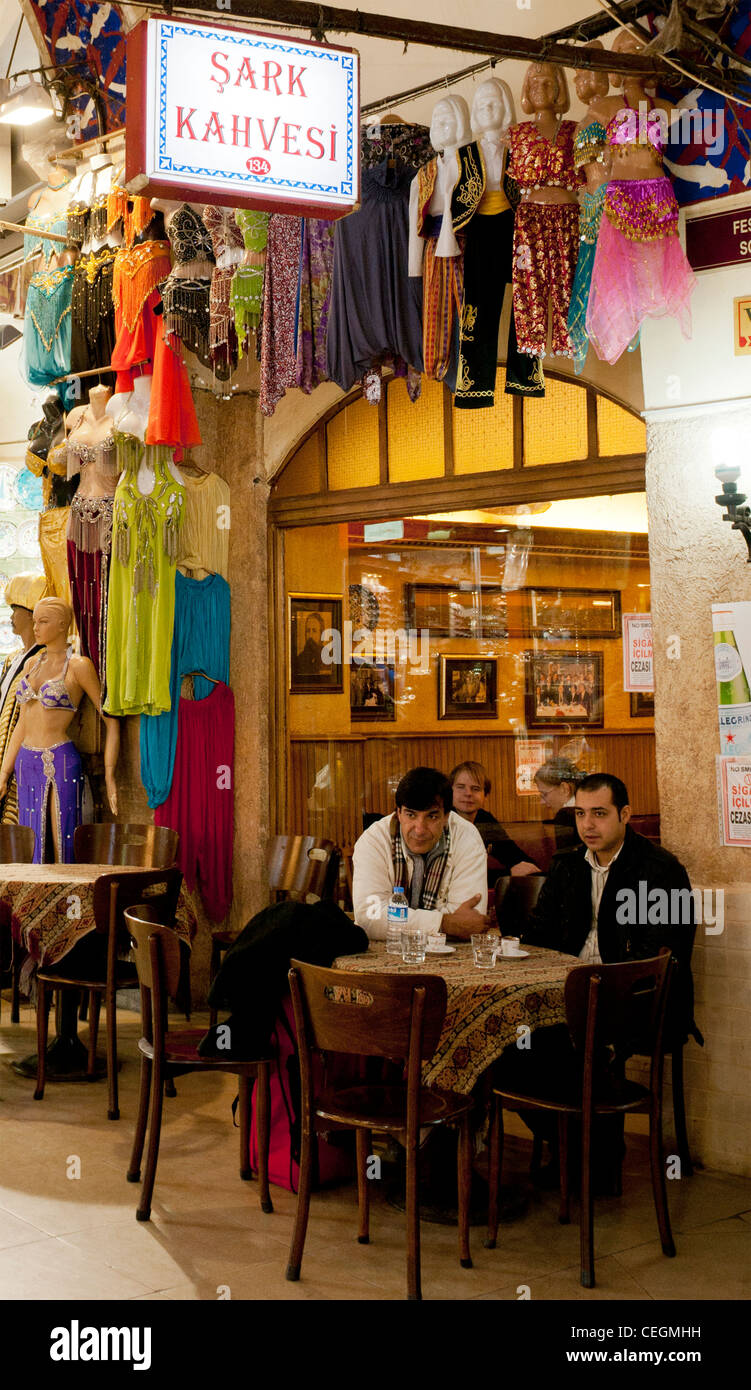 Cafe inside the Grand Bazaar, Beyazit, Istanbul, Turkey Stock Photo - Alamy