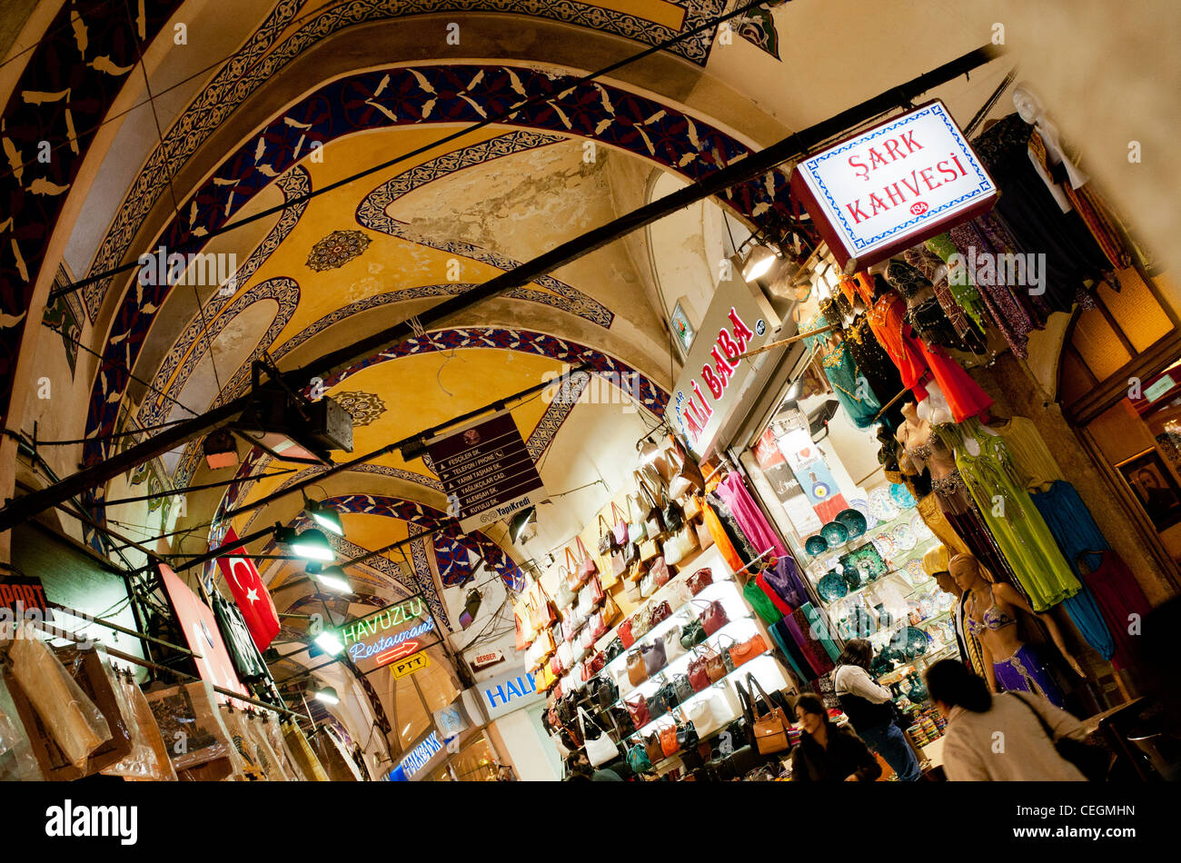 Ceiling of grand bazaar hi-res stock photography and images - Alamy