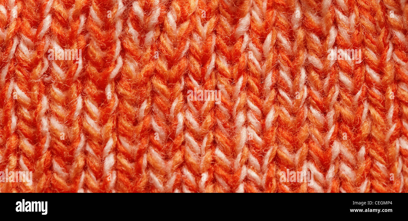 The wool orange fabric - a natural background Stock Photo - Alamy