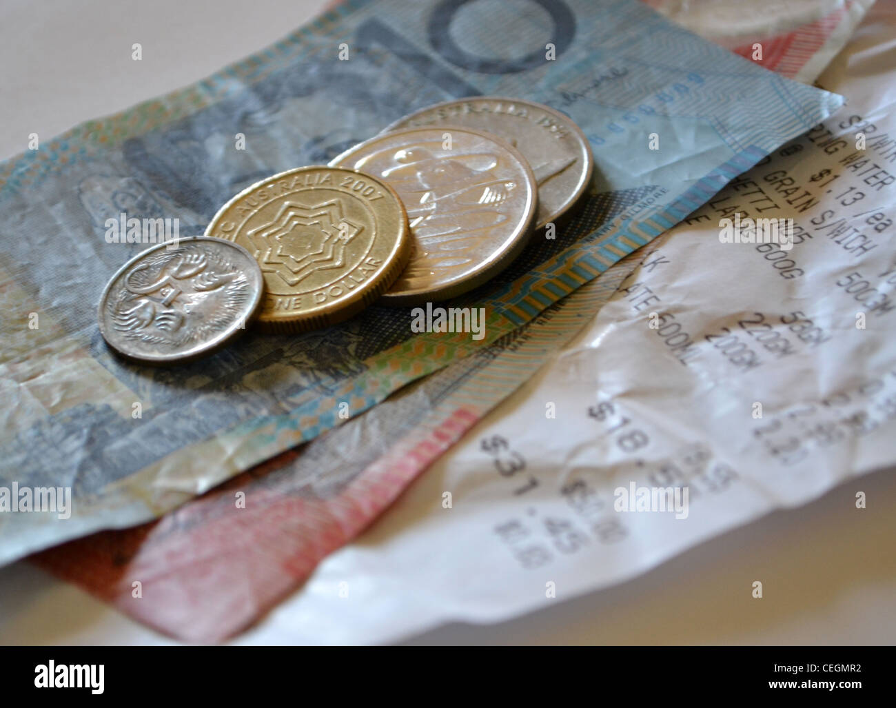 Change and receipt hi-res stock photography and images - Alamy