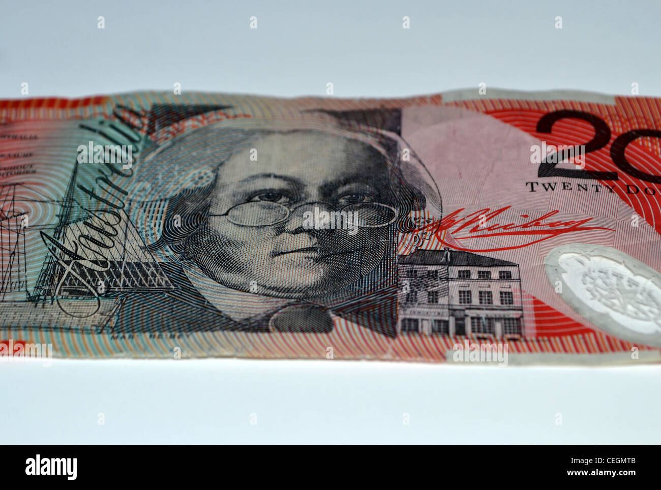 Australian twenty dollar note Stock Photo - Alamy