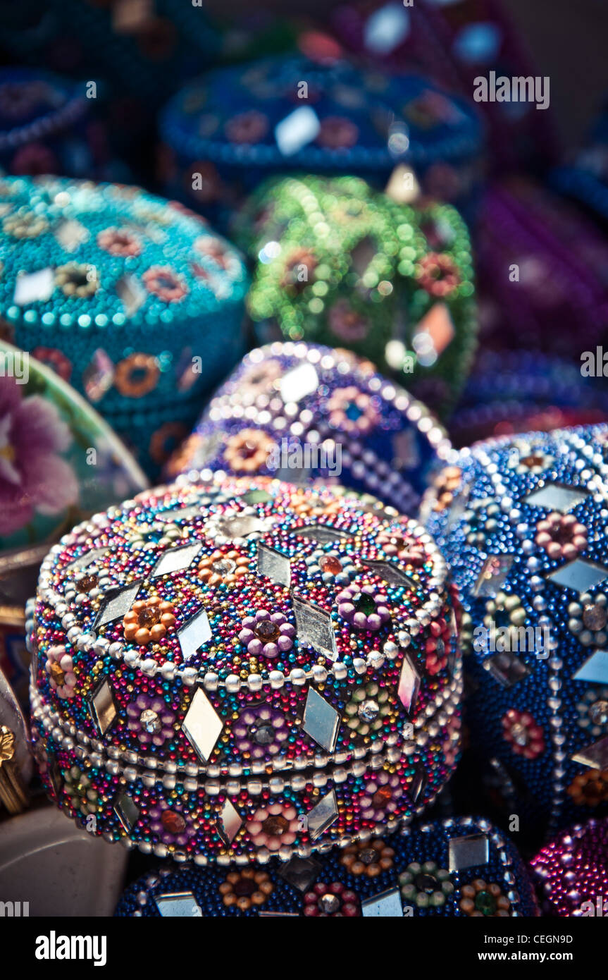 Hand-made Turkish souvenirs, objects and pottery with traditional ...