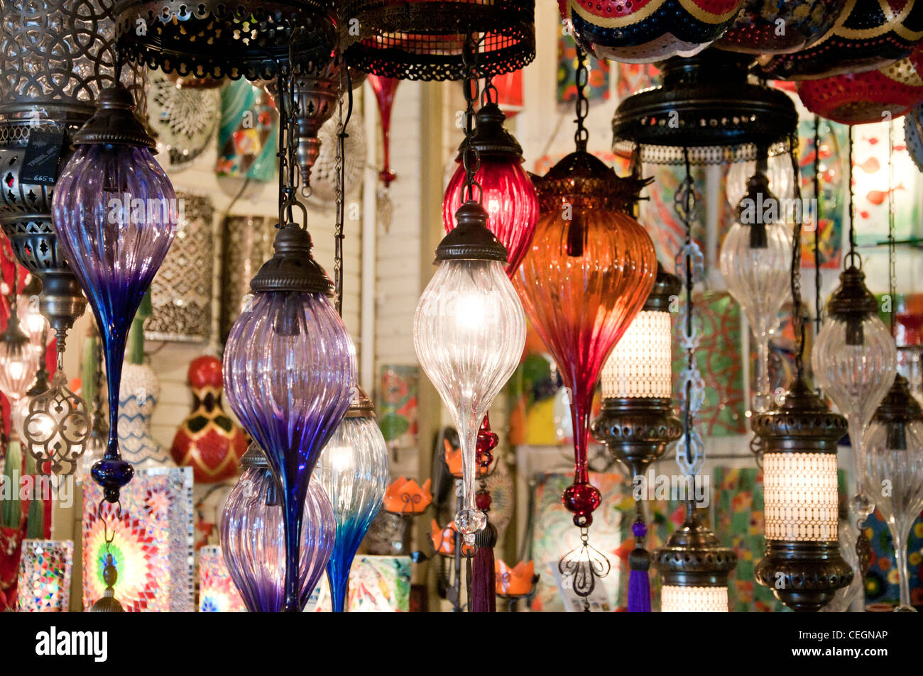 Turkish touristic souvenirs Stock Photo - Alamy
