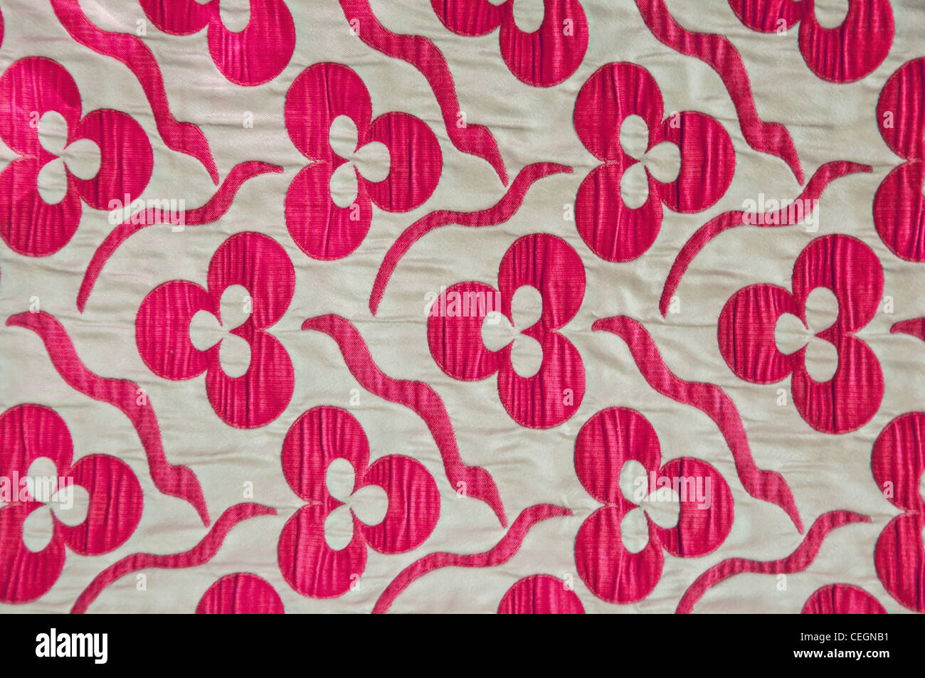 Detail from Turkish fabric with traditional floral designs Stock Photo ...