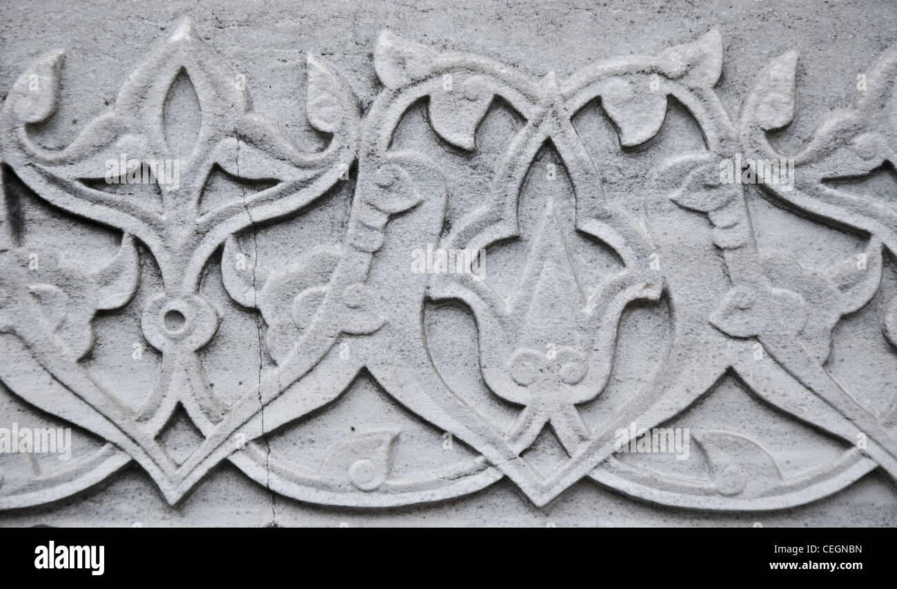 Old Turkish tomb stones Stock Photo - Alamy