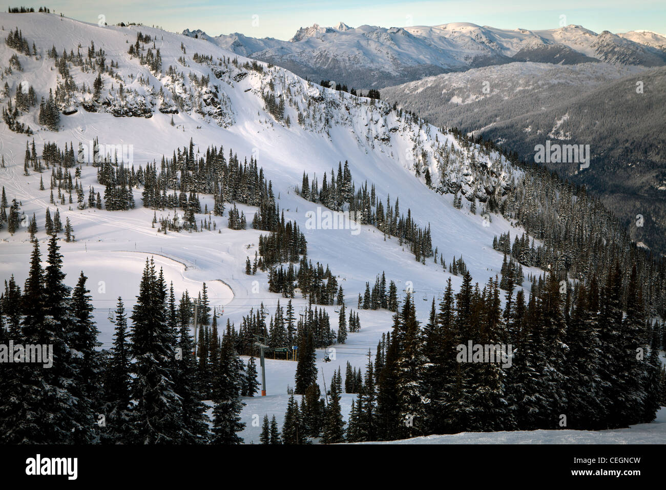 Views of Whistler ski resort, British Columbia, Canada Stock Photo - Alamy