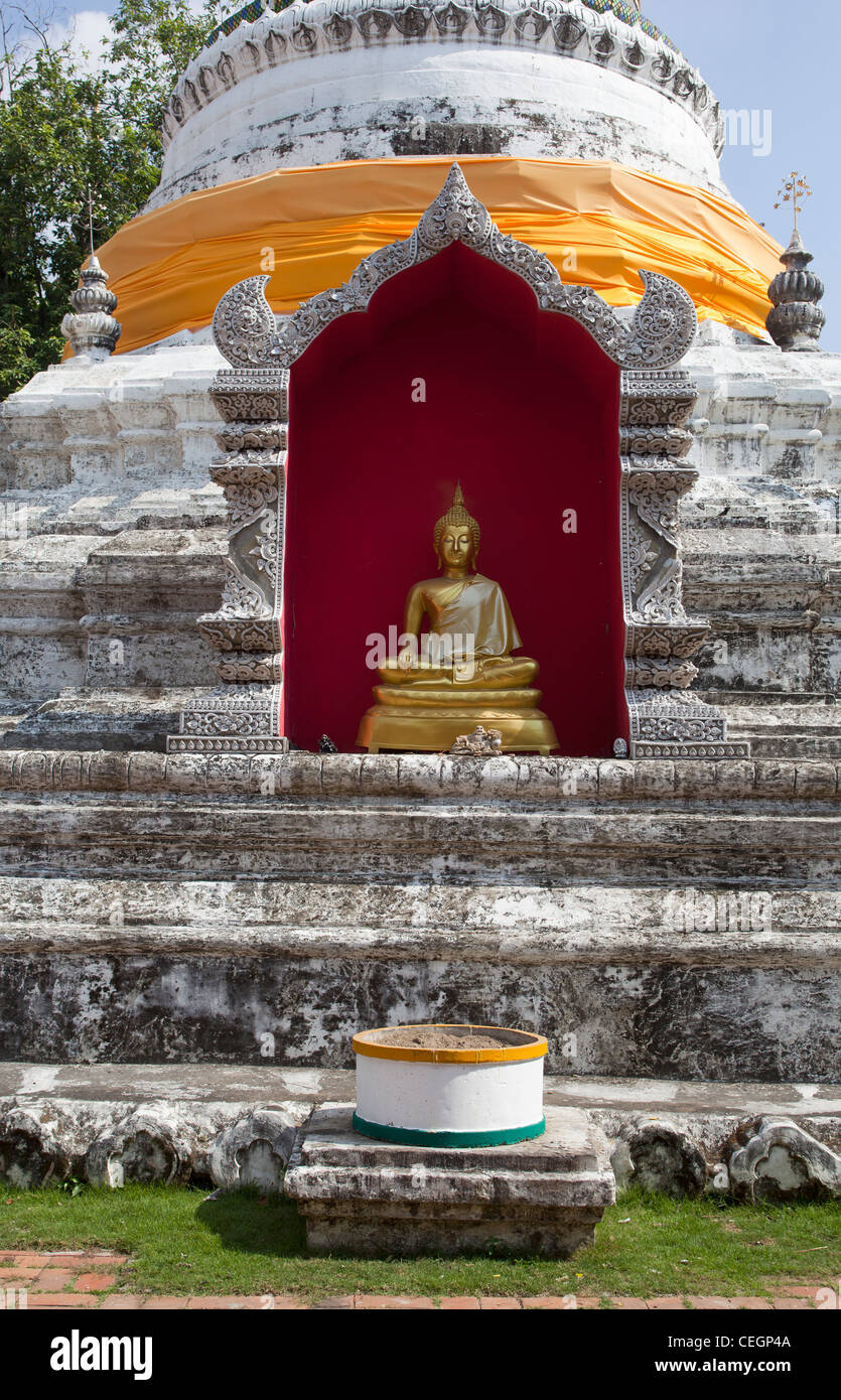 Wat Buppharam Chiang Mai Thailand Stock Photo - Alamy