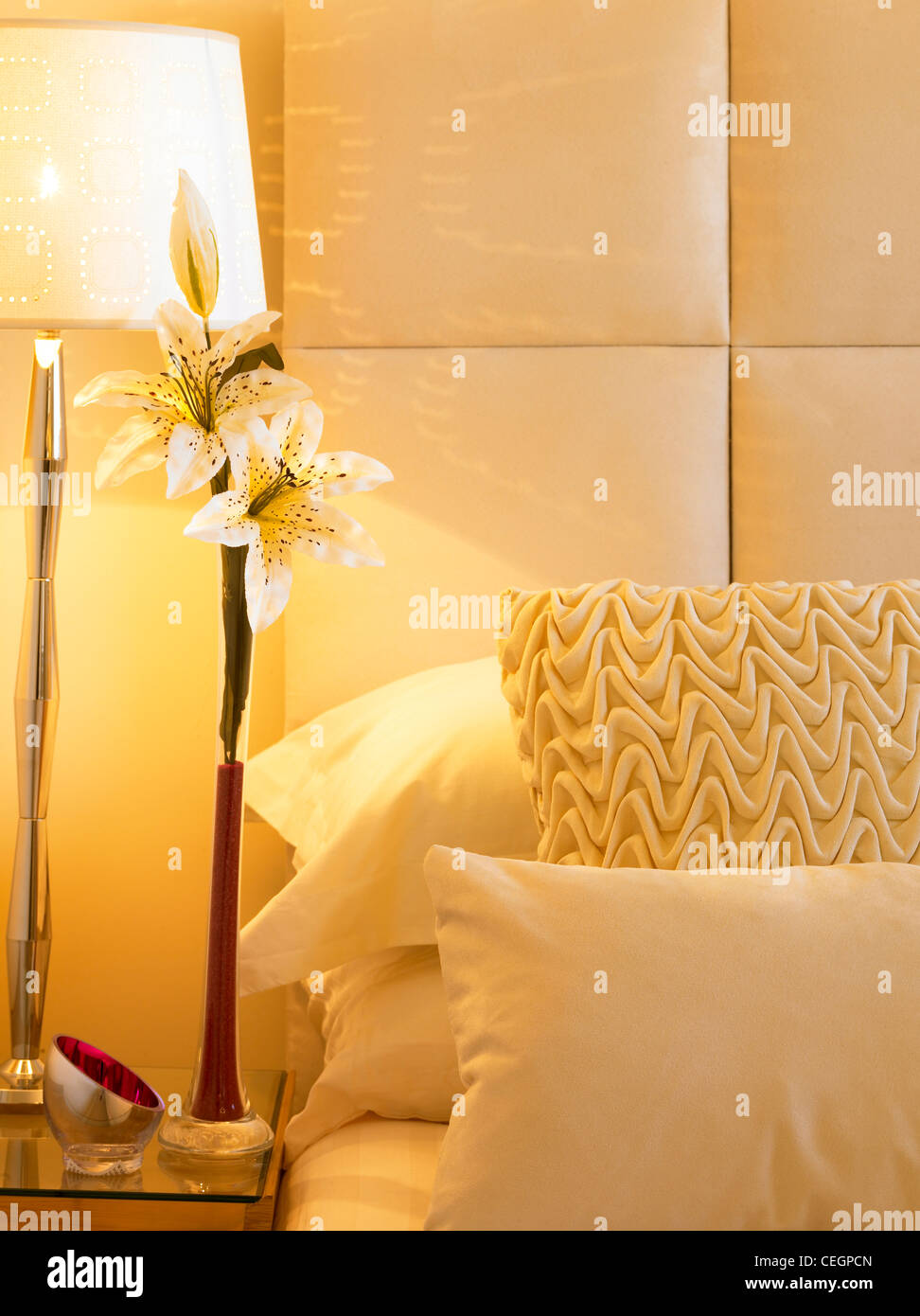 Bed Bedside Table High Resolution Stock Photography and Images - Alamy