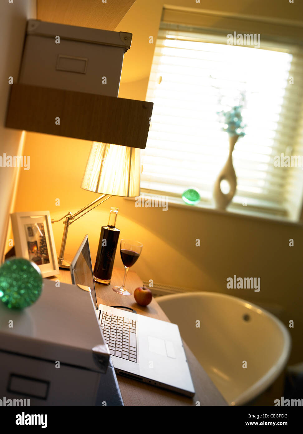 interior view of study Stock Photo - Alamy