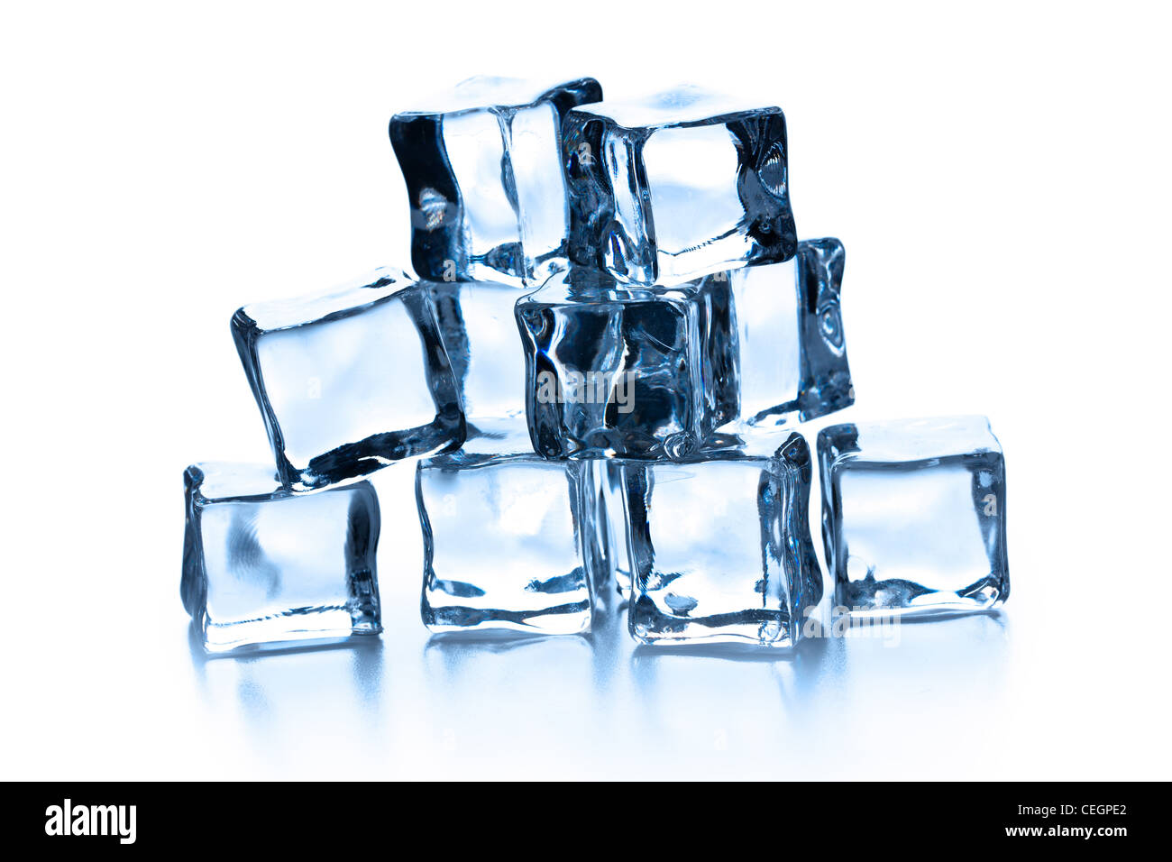 the pile of many ice cubes Stock Photo - Alamy