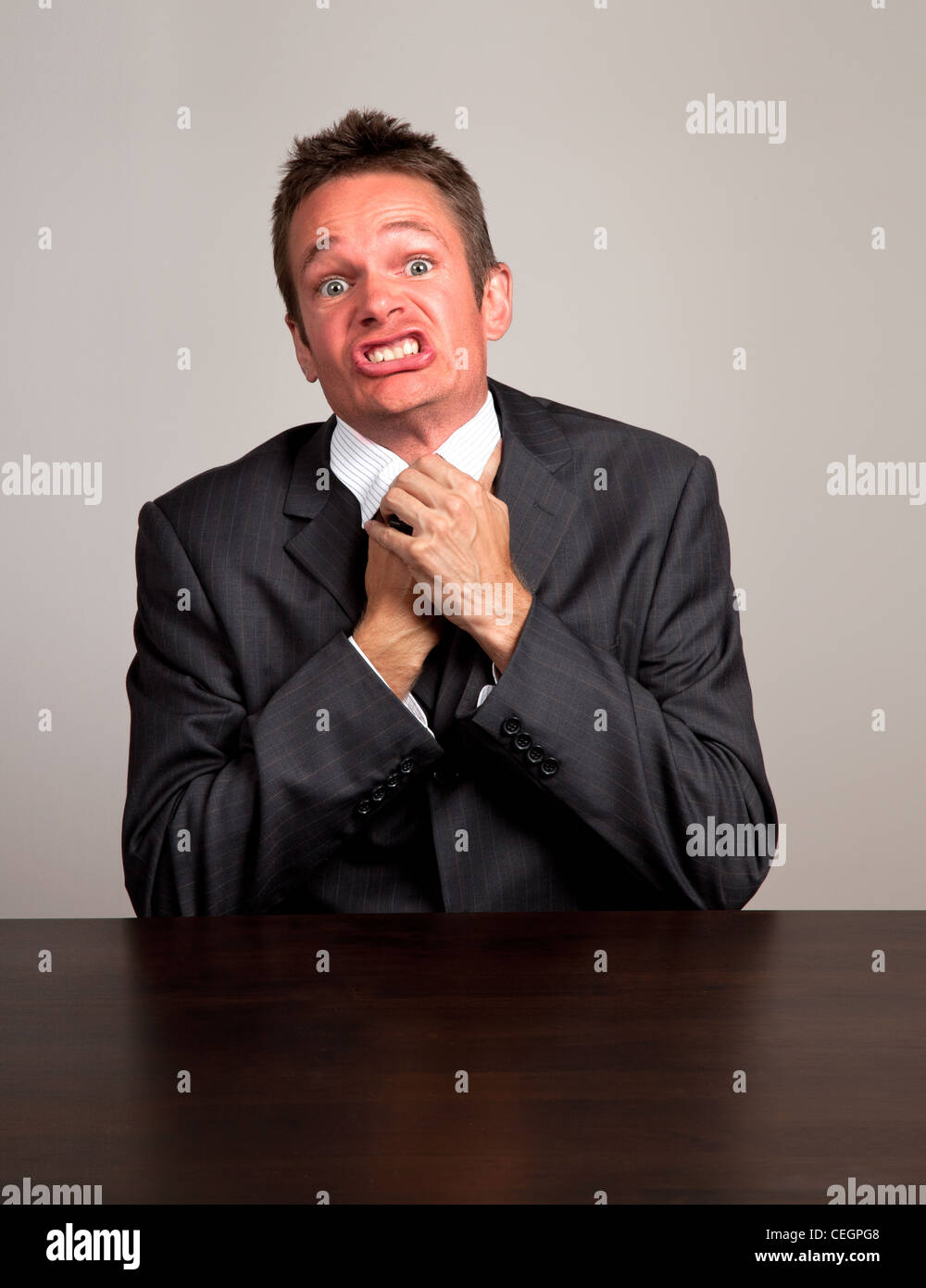 Scary man blood hi-res stock photography and images - Alamy