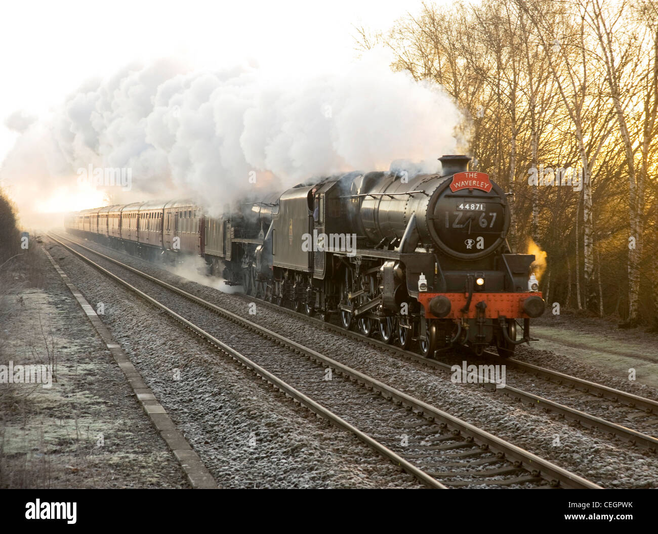 Double headed steam train hi-res stock photography and images - Alamy