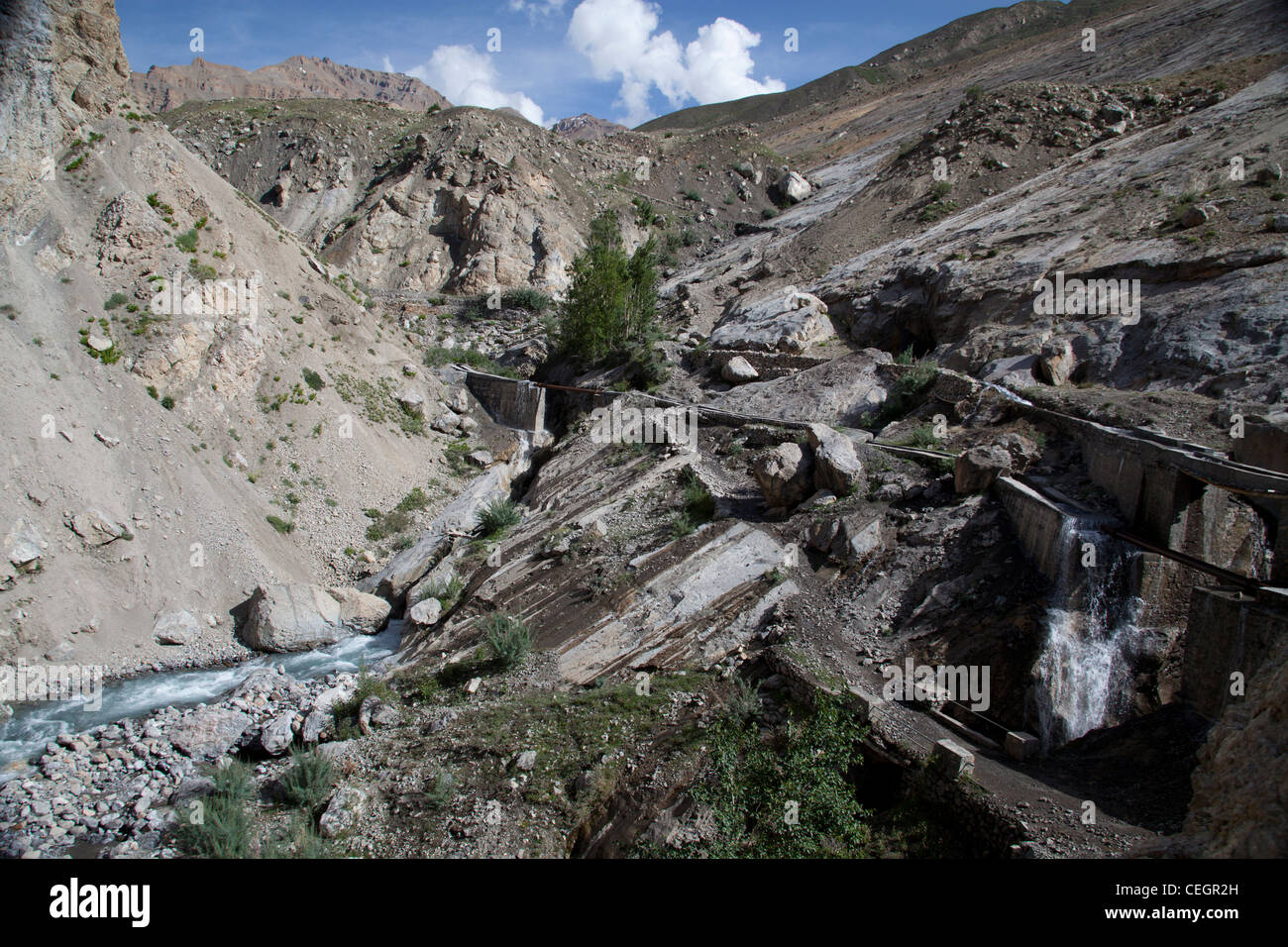 The Spiti Valley, The Himalayas, Himachal Pradesh, India Stock Photo ...