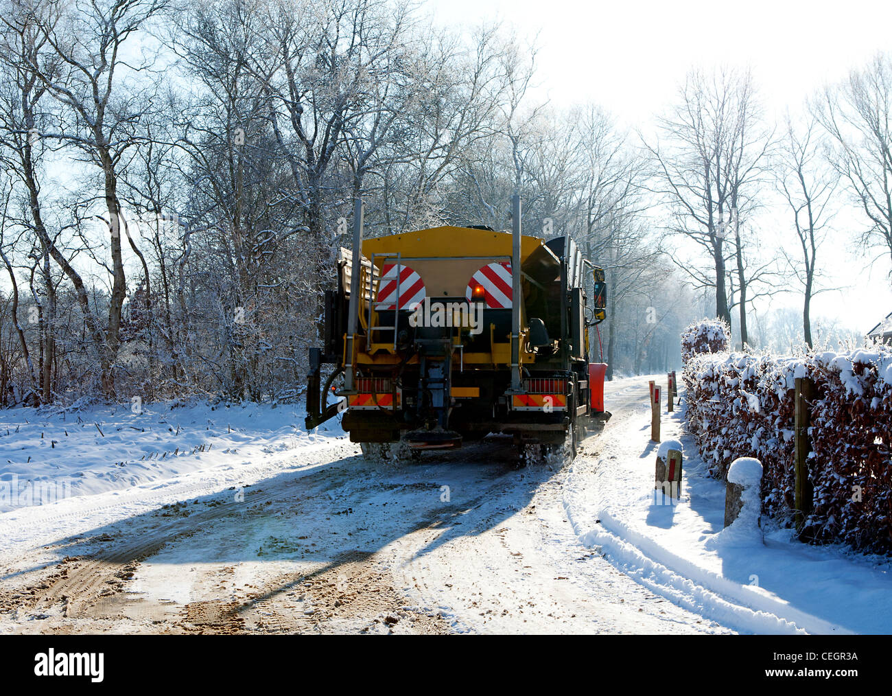 Gritter Wagon High Resolution Stock Photography and Images - Alamy