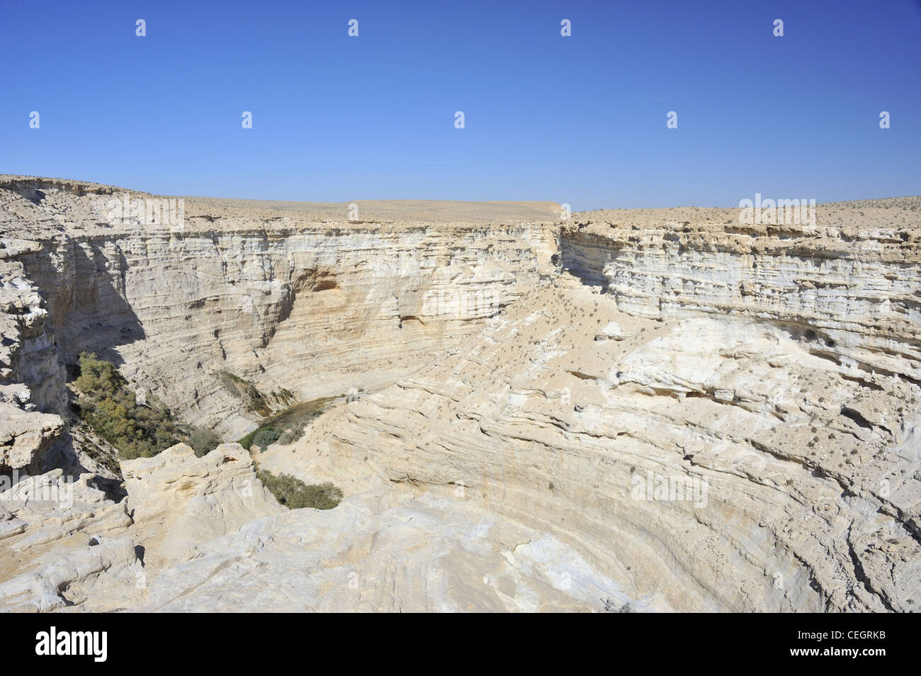 Ein Avdat National park, Ein Avdat Canyon Negev desert Israel Stock ...