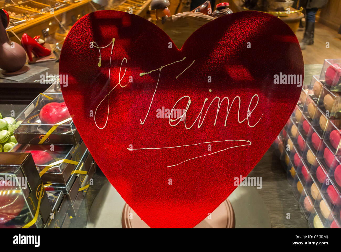 Paris, France, French Chocolatier Shop, "Maison Georges Larnicol ...
