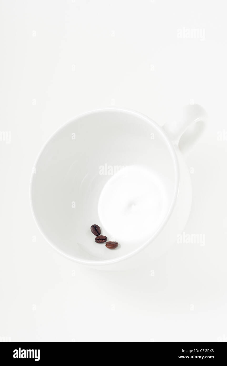 Three Coffee Beans Stock Photo - Alamy