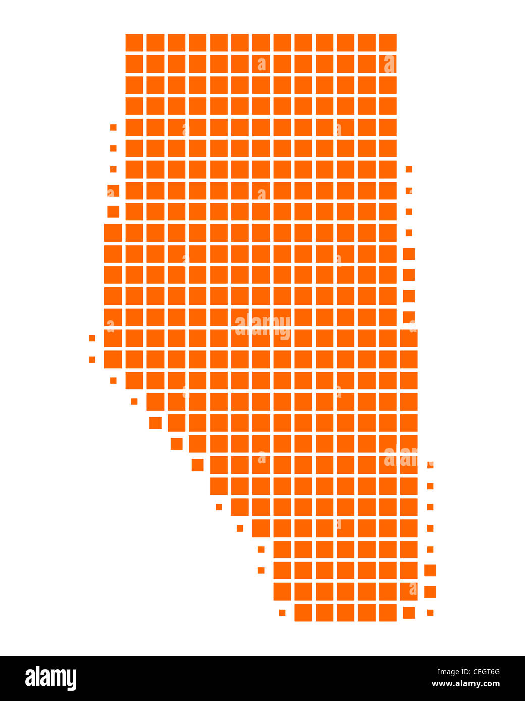 Map of Alberta Stock Photo - Alamy