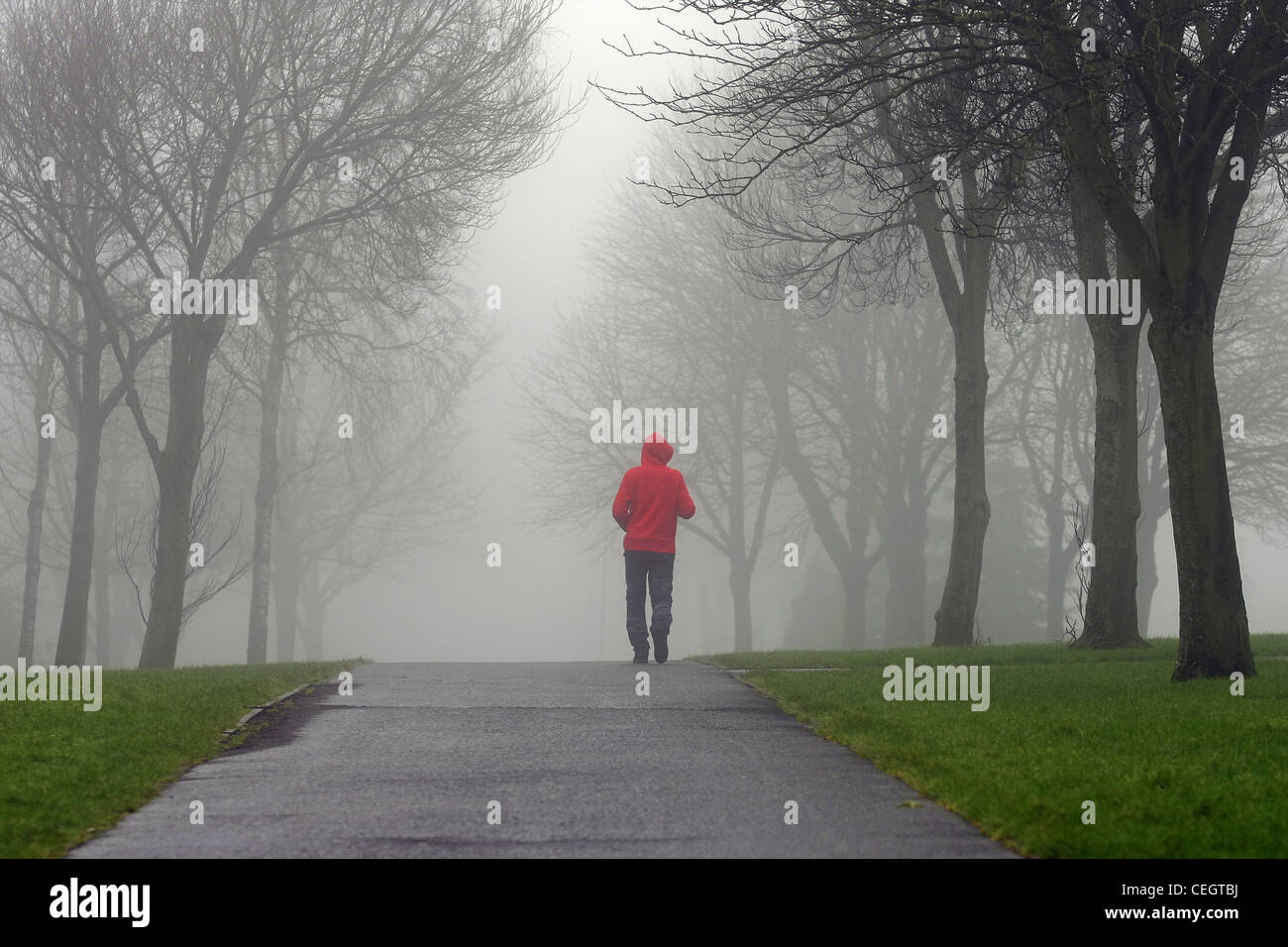 Figure in the mist hi-res stock photography and images - Alamy