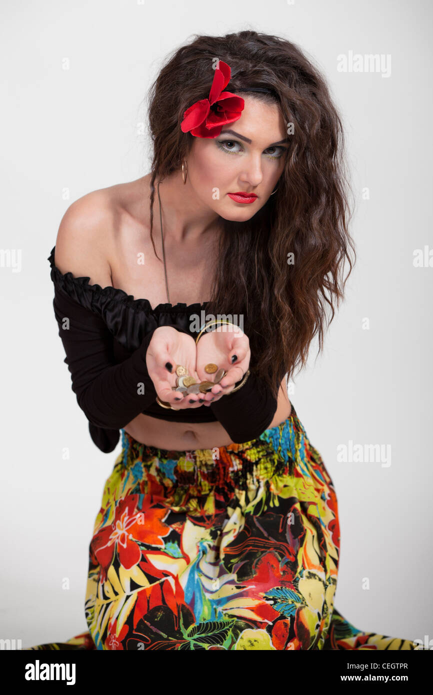 Gypsy hair hi-res stock photography and images - Alamy