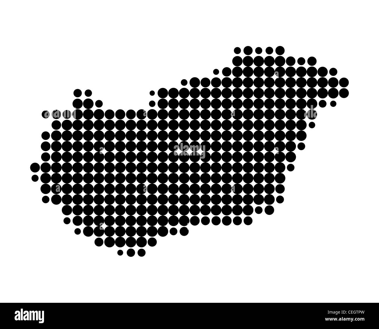 Black hungary map Black and White Stock Photos & Images - Alamy