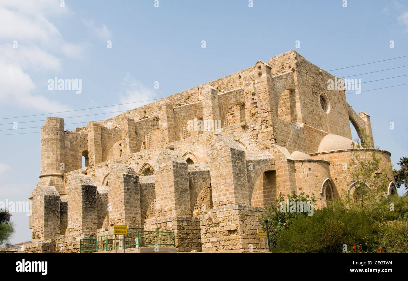NORTH CYPRUS; FAMAGUSTA; ; RUINS OF CHURCH ST. PETER AND ST. PAUL Stock ...